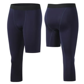 Shop One Leg Compression Pants for Sports and Fitness in Black