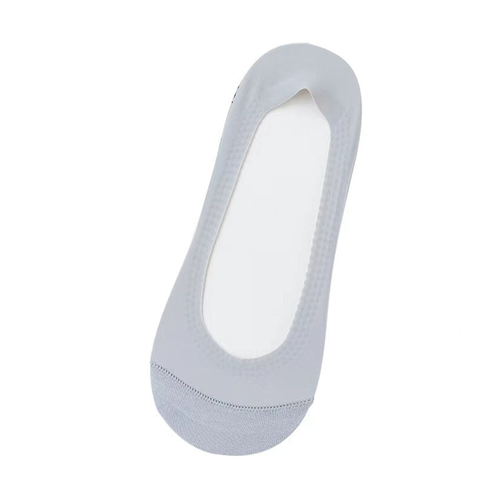 Fengqque No Show Socks for women Non Slip Low Cut Thin Silky Dress ...