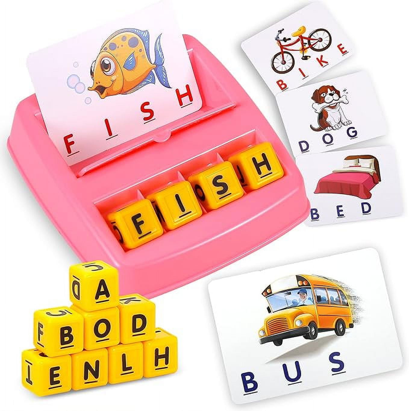Fenikso Matching Letter Game, Alphabet Spelling & Reading Words ...