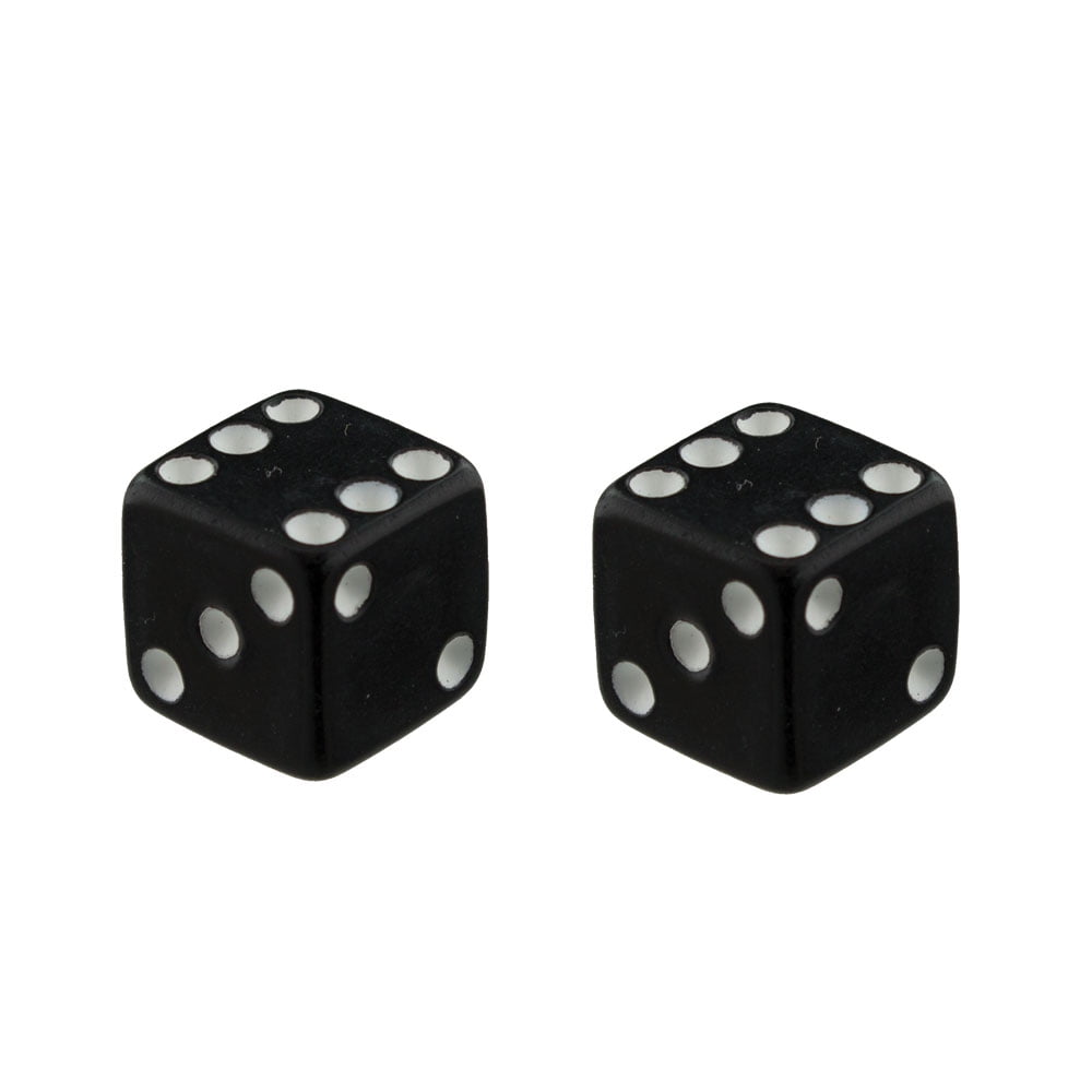 Fenix Dice Schrader Valve Caps Black - Walmart.com