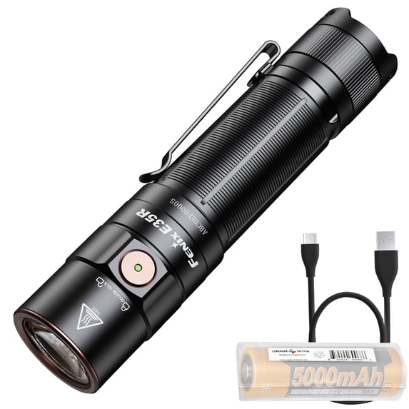 Fenix E35R Long Range 3100 Lumen USB-C Rechargeable EDC Flashlight ...
