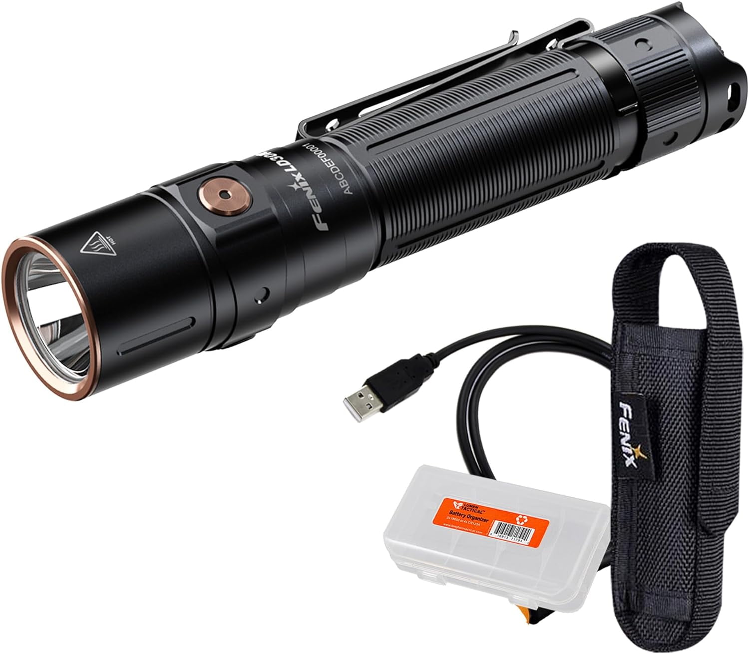 Fenix LD30R Flashlight, 1700 Lumen USB-C Rechargeable for Everyday ...