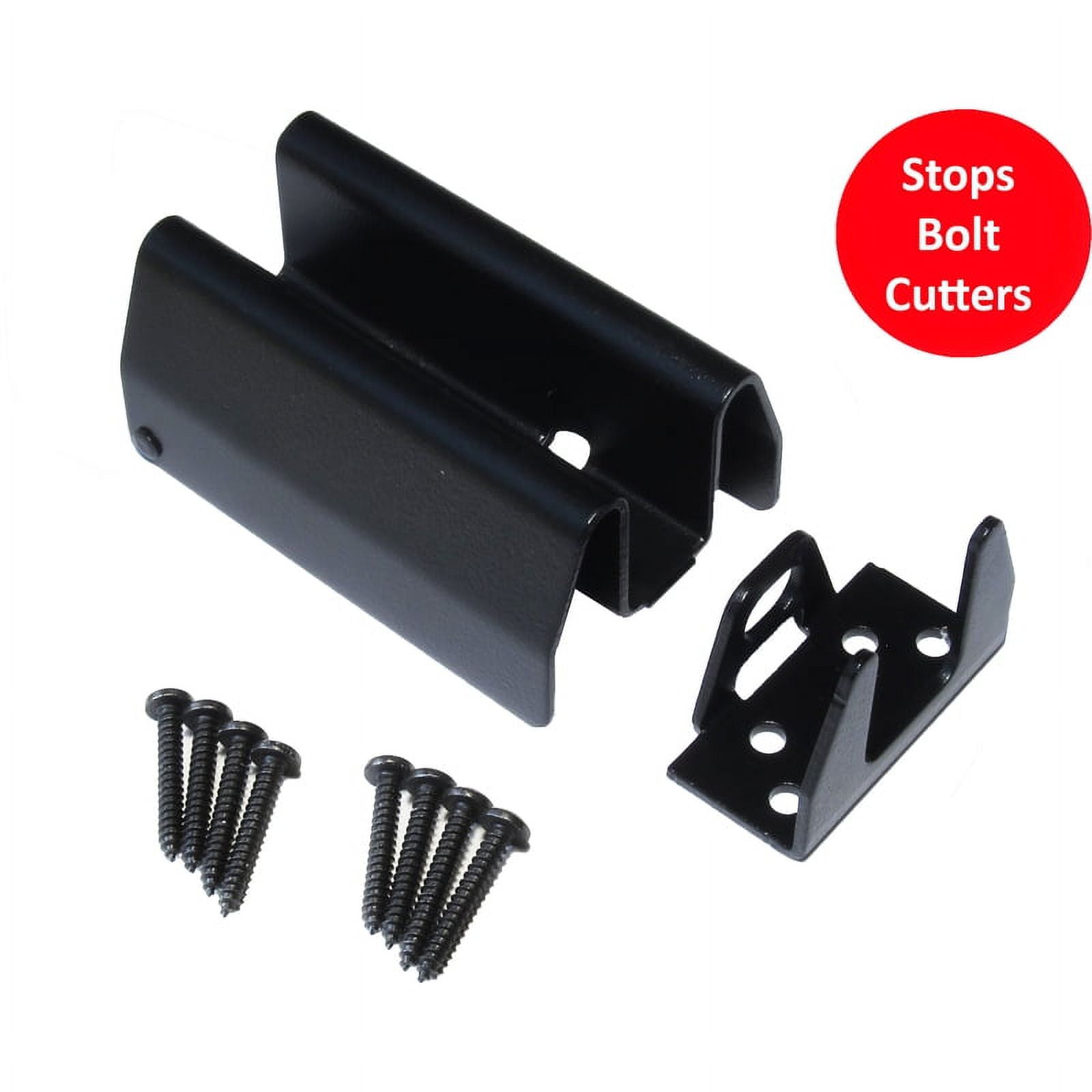 Fenix Manufacturing 402BK12 4 in. Heavy Metal Security Hasp- Black ...