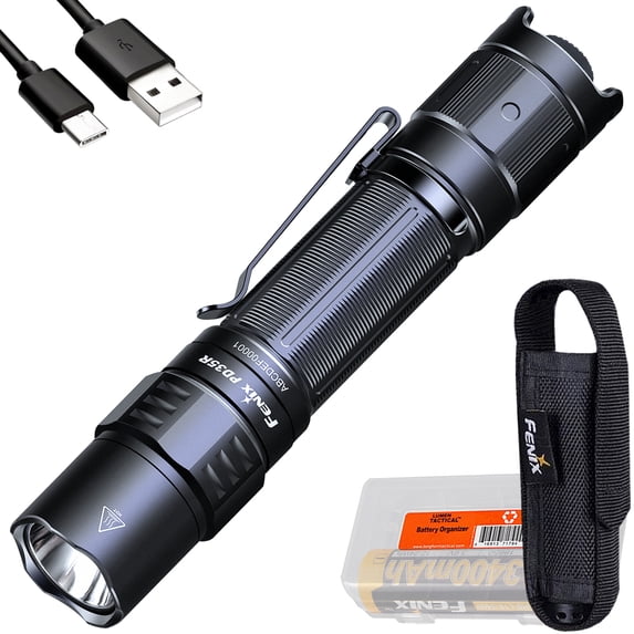 Fenix PD35R 1700 Lumen Rechargeable Tactical Flashlight with Security ...