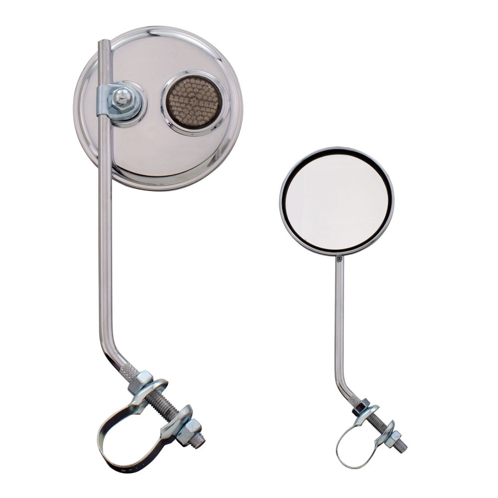 Fenix Round Mirror 3" Chrome, Various Reflector Colors (Black ...