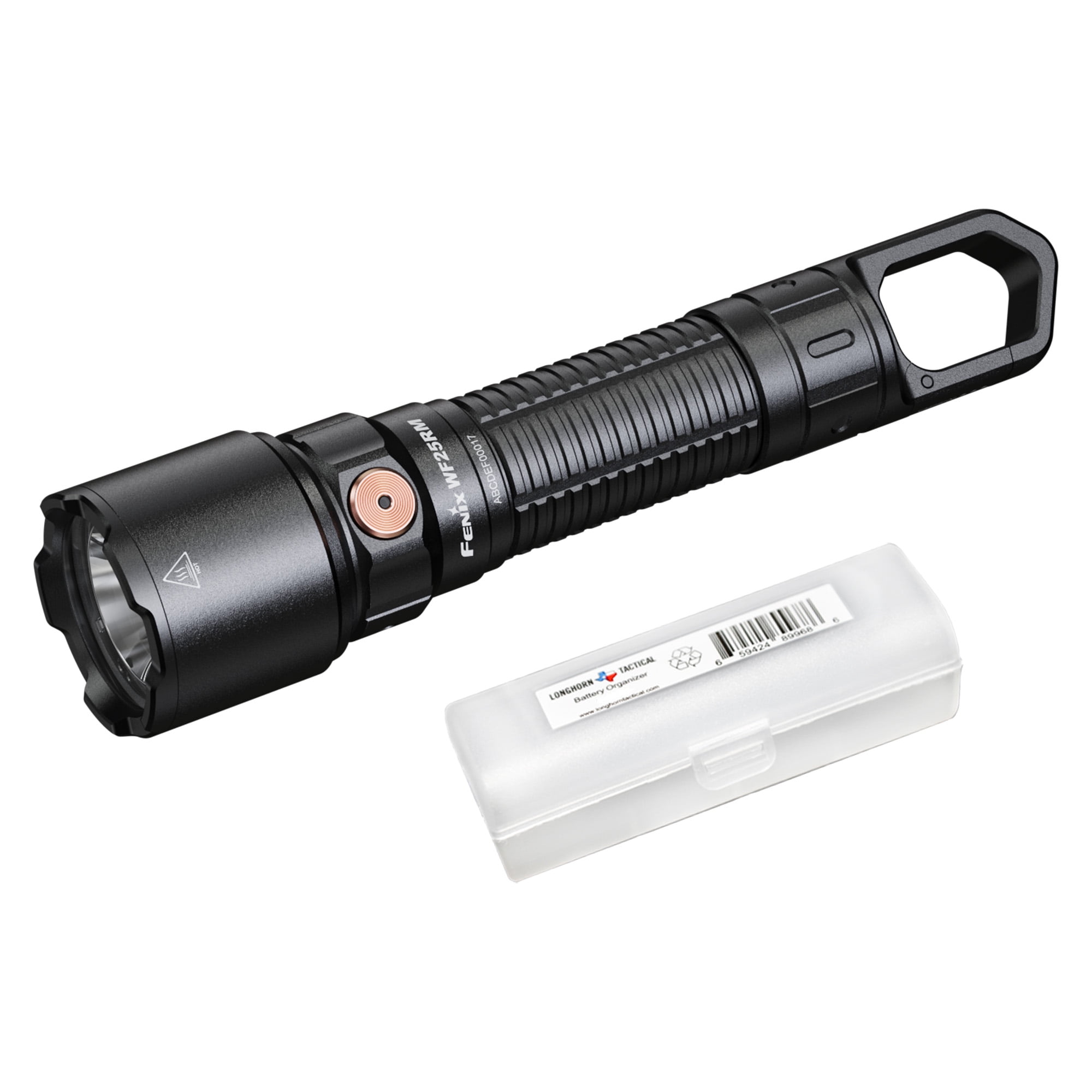 Fenix WF25RM 3000 Lumen Rechargeable Flashlight with UV Light and Charging Cradle + LumenTac ...