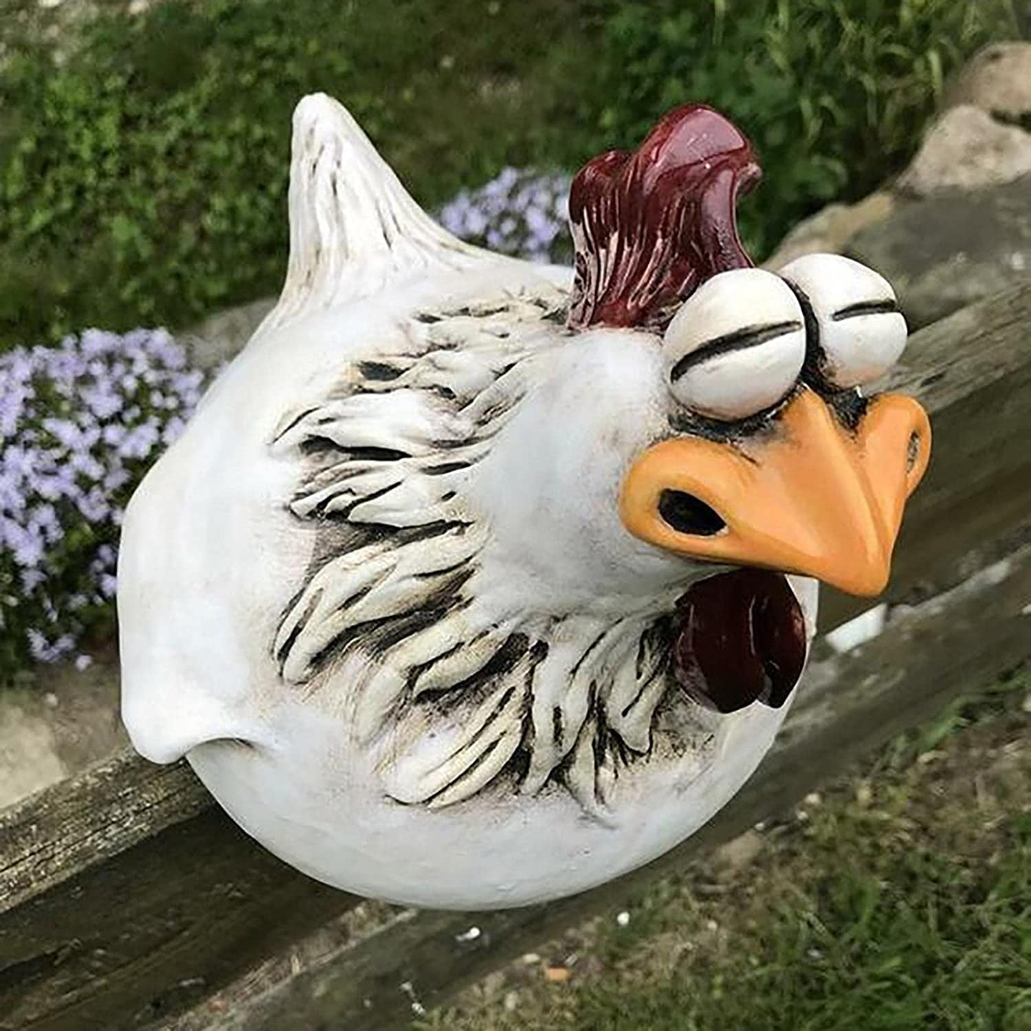 Zxm 12” Vivid Chicken Garden Statue, Durable Design - Walmart.com