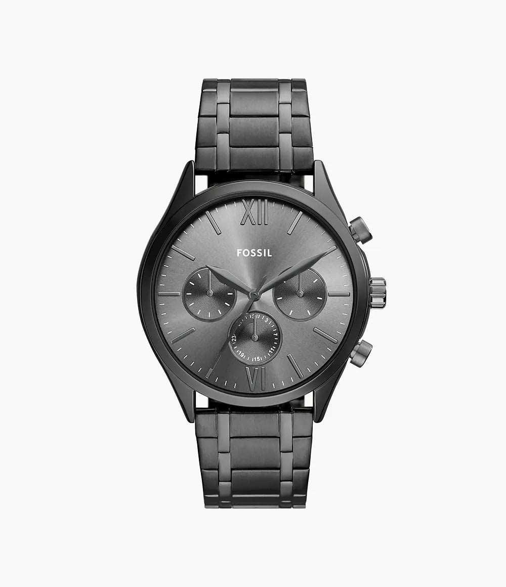 Fenmore Multifunction Smoke Stainless Steel Watch - Walmart.com