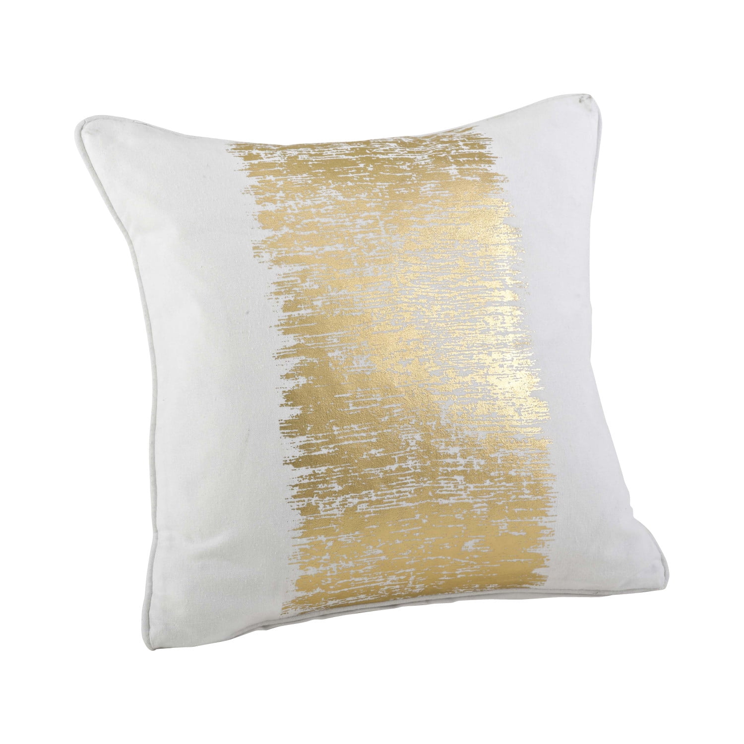 Fennco Styles Agatha Collection Glamorous Metallic Banded 100% Cotton ...