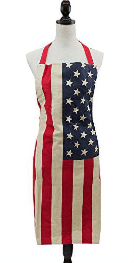 Fennco Styles American Flag Design Cooking Apron Creative Kitchen Apron ...