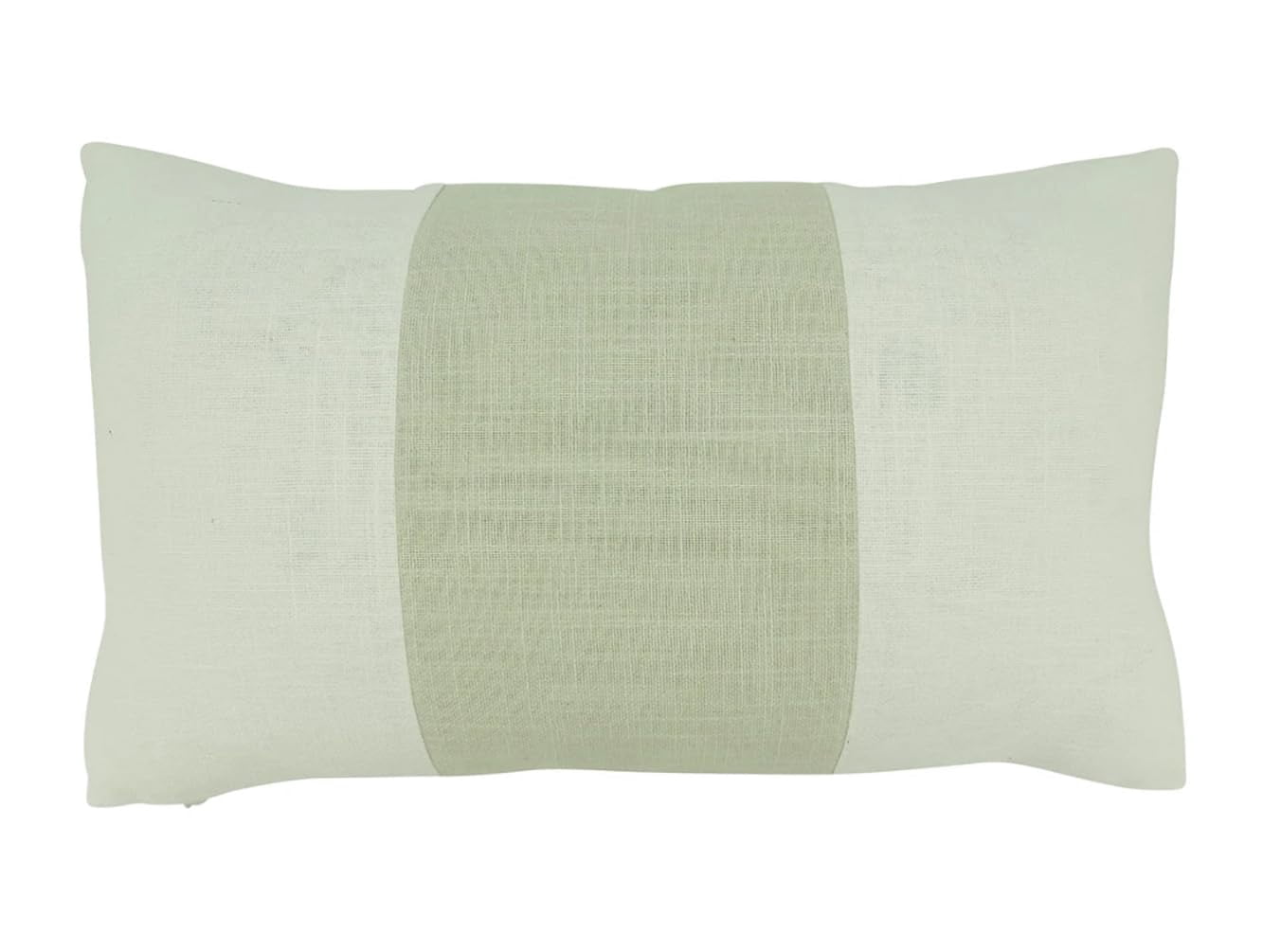 Fennco Styles Banded Design Cotton Decorative Throw Pillow Cover 12" W ...