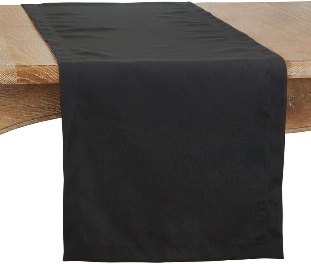 Fennco Styles Classic Everyday Design Solid Color Table Runner 16 x 120 ...