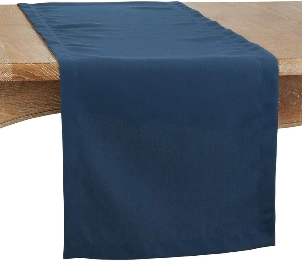 Fennco Styles Classic Everyday Design Solid Color Table Runner 16 x 90 ...