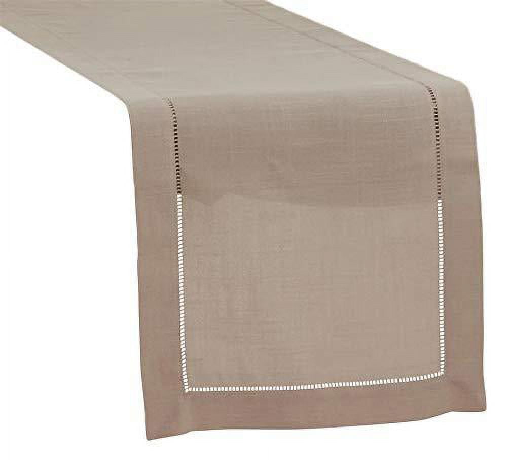 Fennco Styles Classic Hemstitch Design Table Linen Collection for Home ...