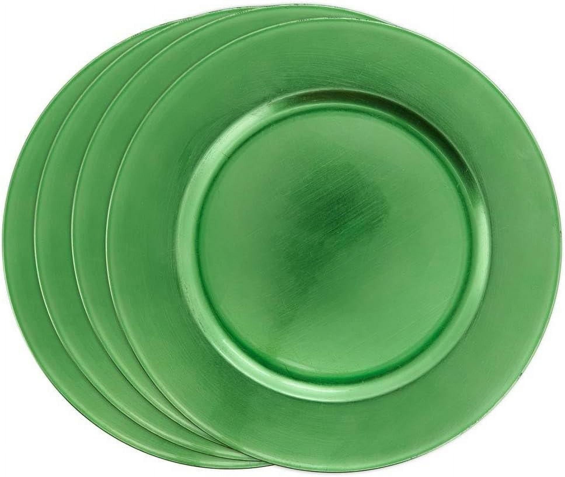 Fennco Styles Classic Rustic Design Holiday Decorative Charger Plates ...