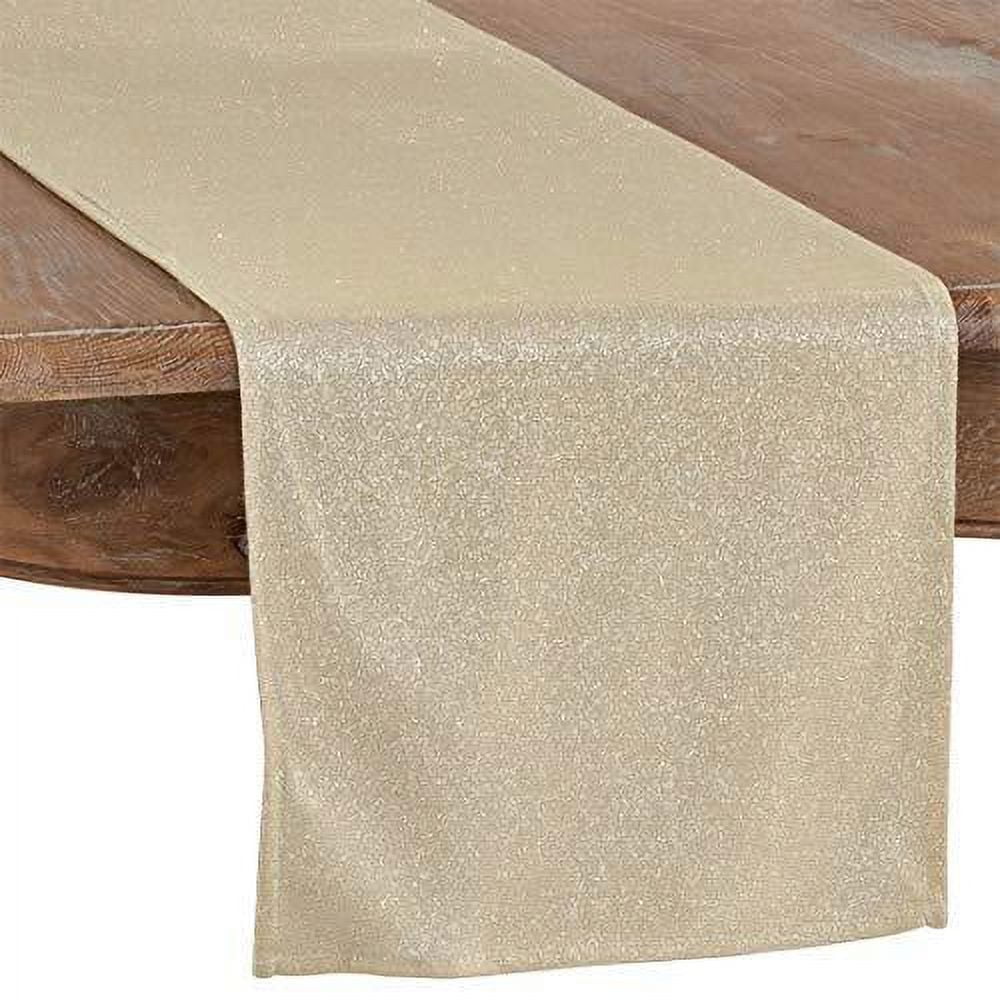 Fennco Styles Contemporary Shimmering Design Table Runner 14 x 72 Inch ...