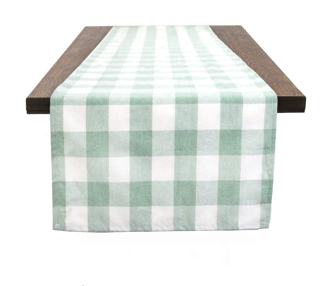 Fennco Styles Country Buffalo Check Soft Table Runner 16 x 36 Inch ...