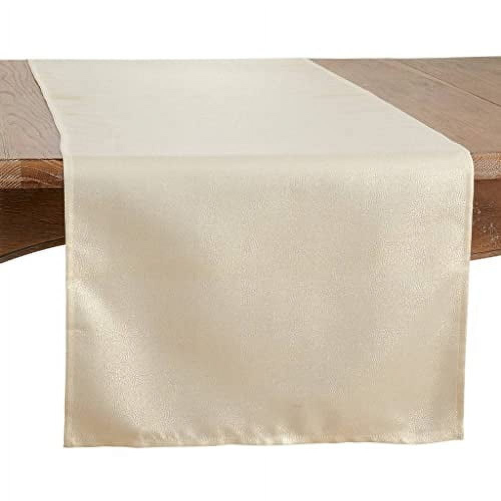 Fennco Styles Elegant Shimmering Table Runner 18" W x 54" L - Gold ...
