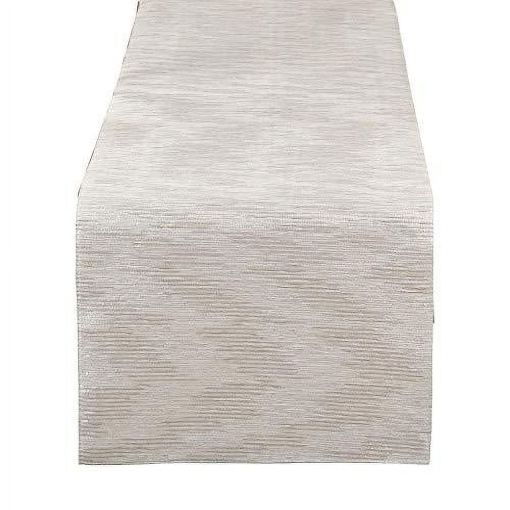 Fennco Styles Evelina Collection Contemporary Metallic Fused 14 x 90 ...