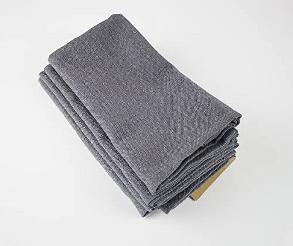 Fennco Styles Everyday Design Solid Color Cloth Napkins 20" W x 20 ...