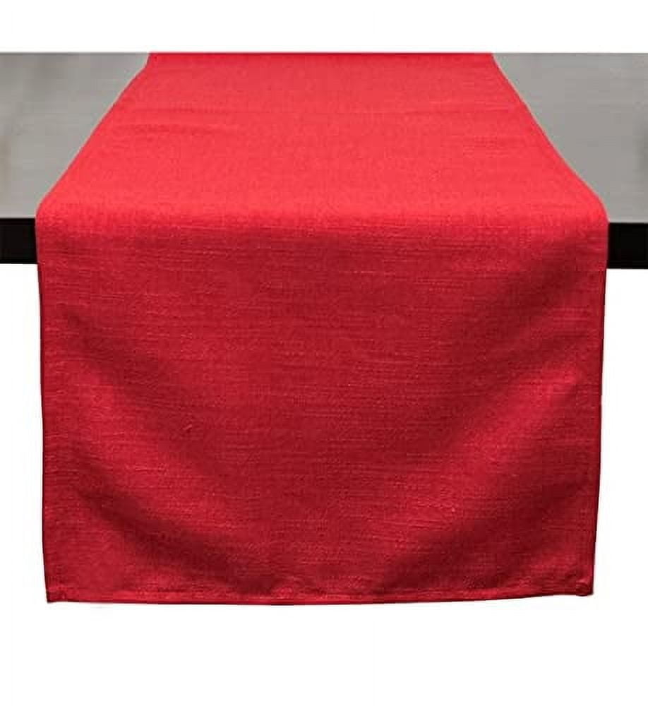 Fennco Styles Everyday Design Solid Color Table Runner 16" W x 90" L ...