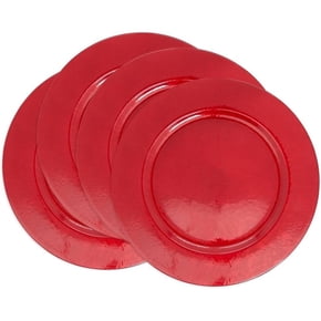 Charger Plates | Red - Walmart.com