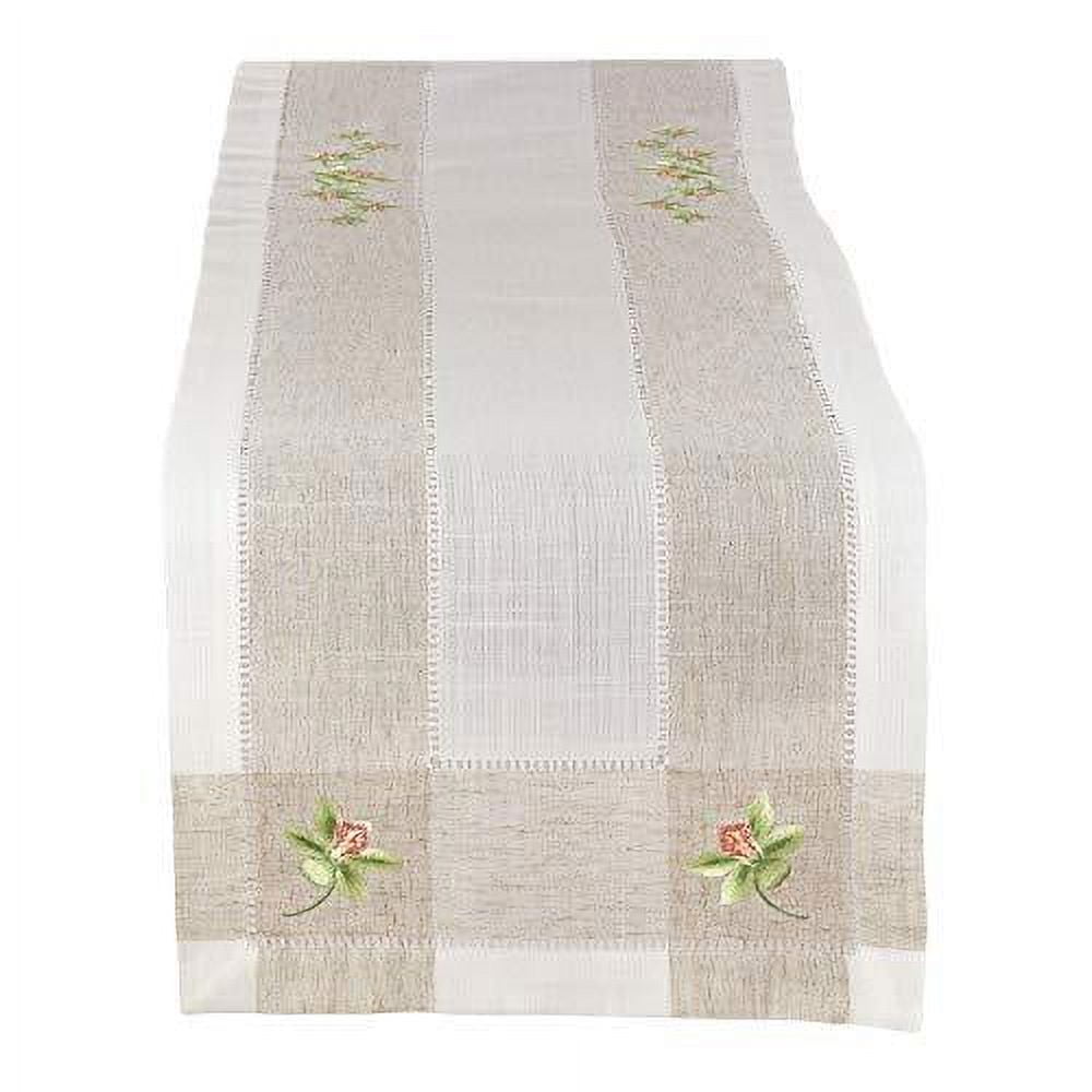 Fennco Styles Hommage BrodÃ© Collection Cottage Lemon Embroidery Border ...