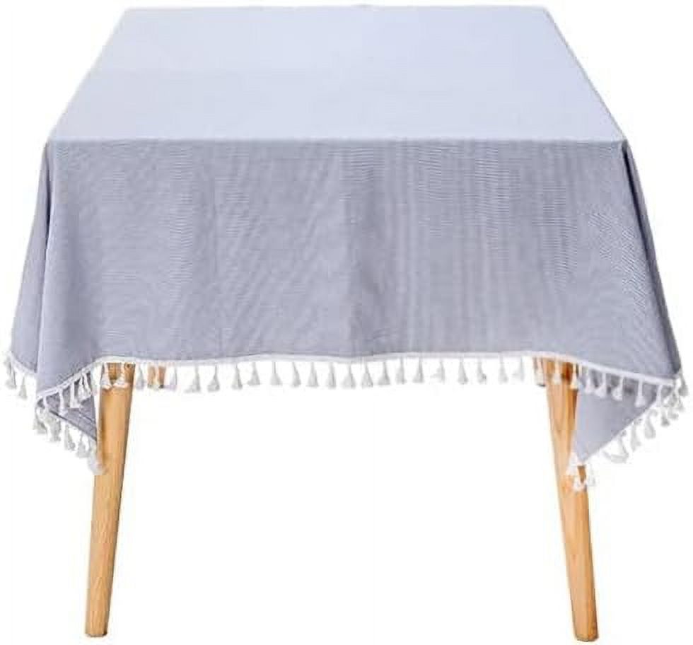 Fennco Styles Modern Houndstooth Design Everyday Tablecloth 40" W X 56 ...