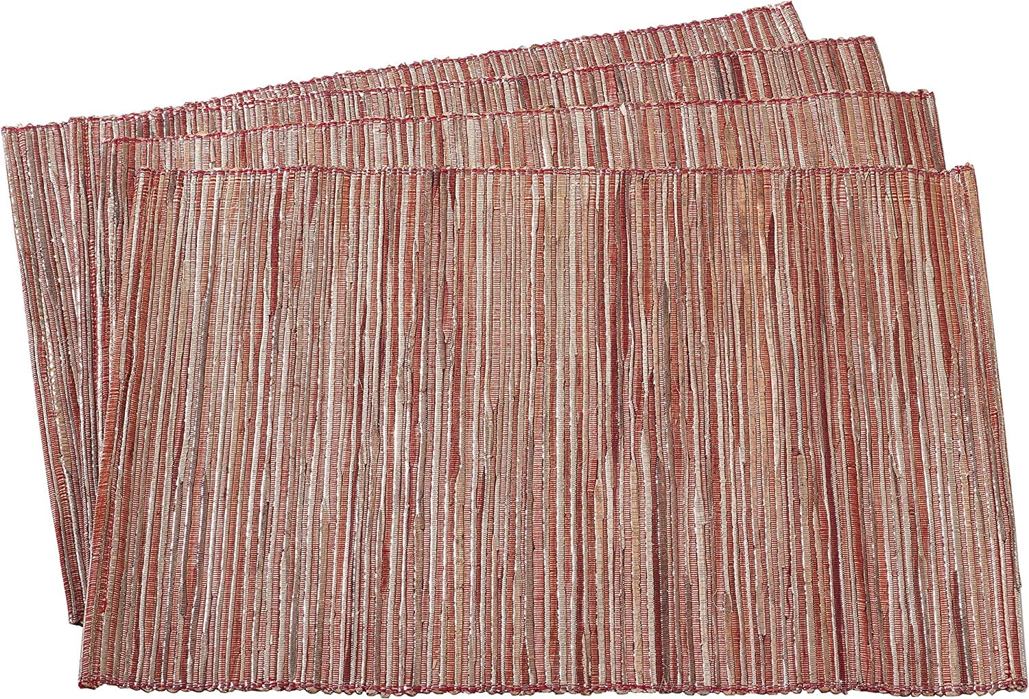 Fennco Styles Shimmering Woven Nubby Texture Water Hyacinth Table ...