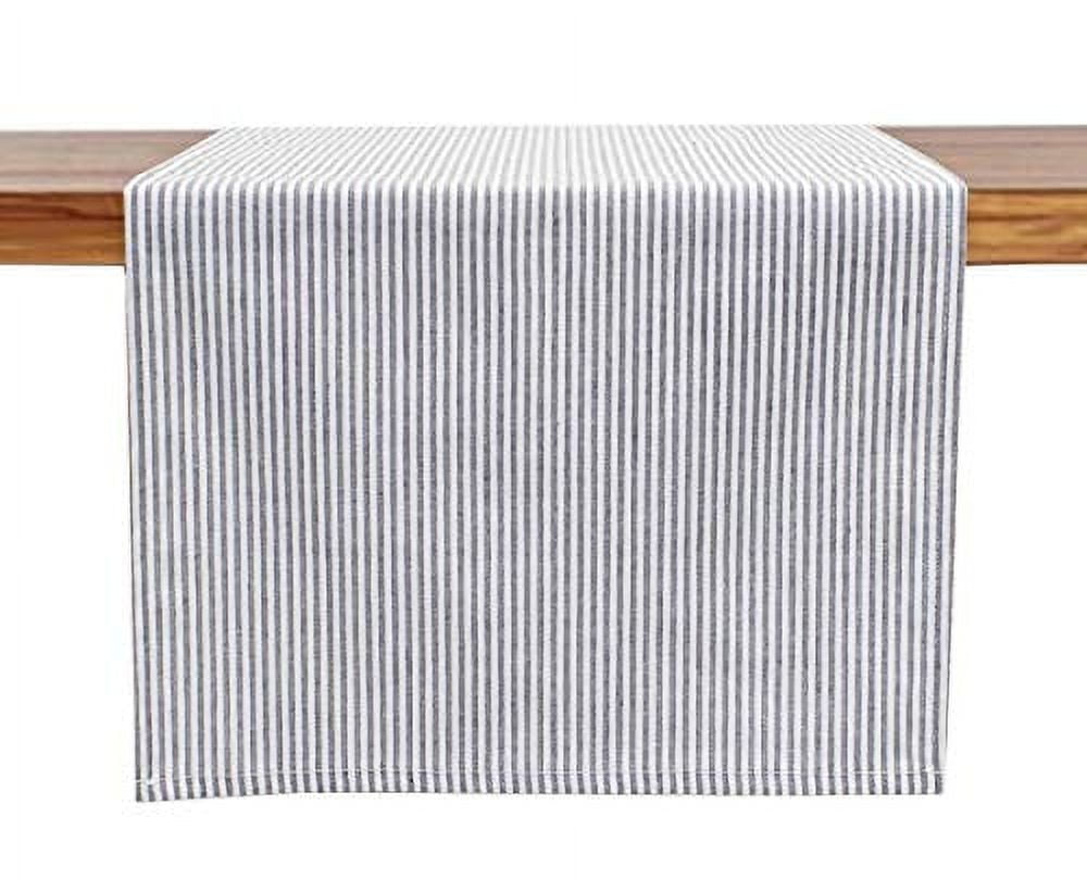 Fennco Styles Simple Ticking Stripes Reversible Pure Cotton 16 x 36 ...