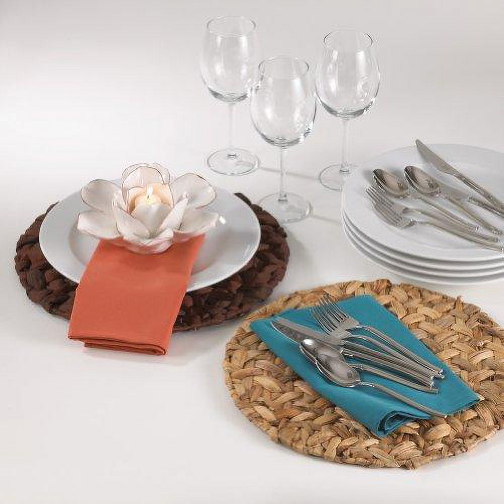 Fennco Styles Woven Sea Grass Placemats. 15 Inch Round. Set of 2 ...