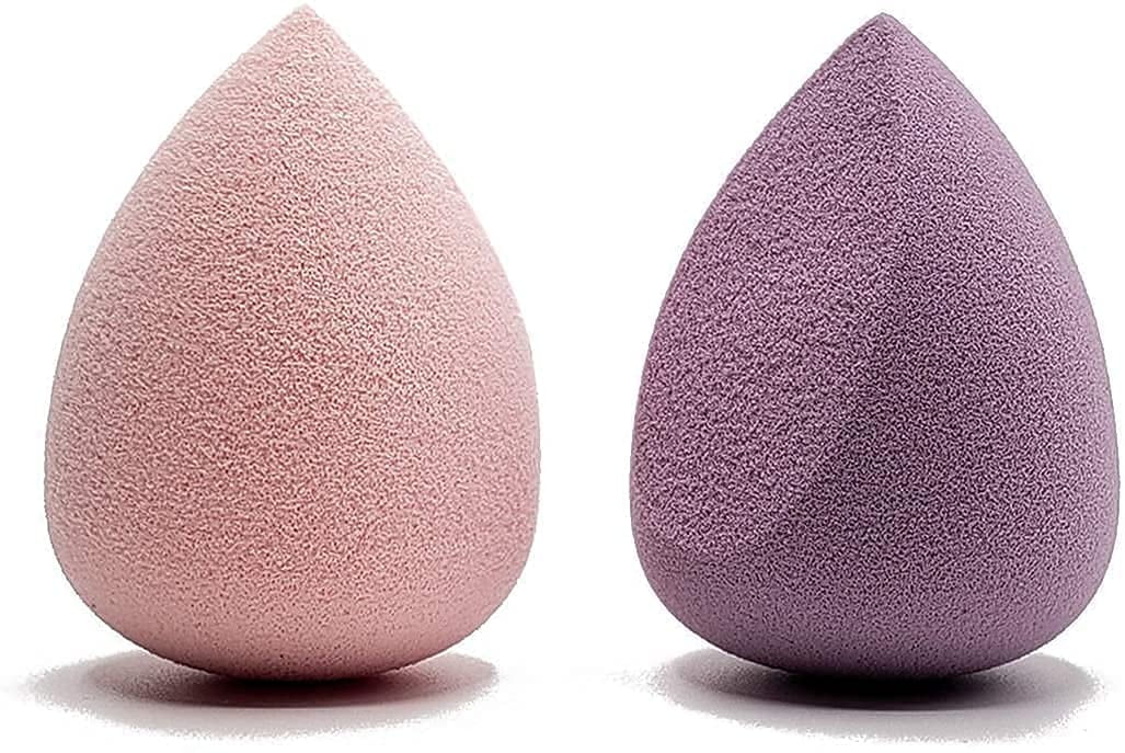 Fennec Mart Makeup Beauty Sponge Pro Puff Set (2 Pcs), Teardrop And ...
