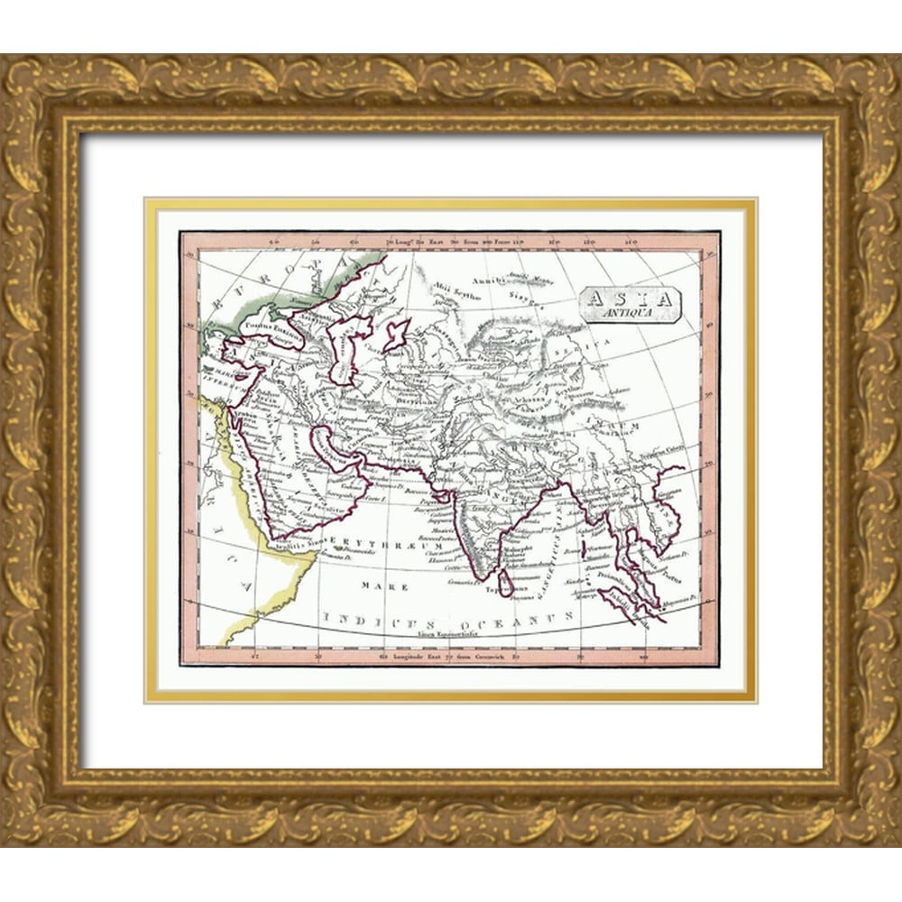Fenner 14x12 Gold Ornate Wood Framed with Double Matting Museum Art ...