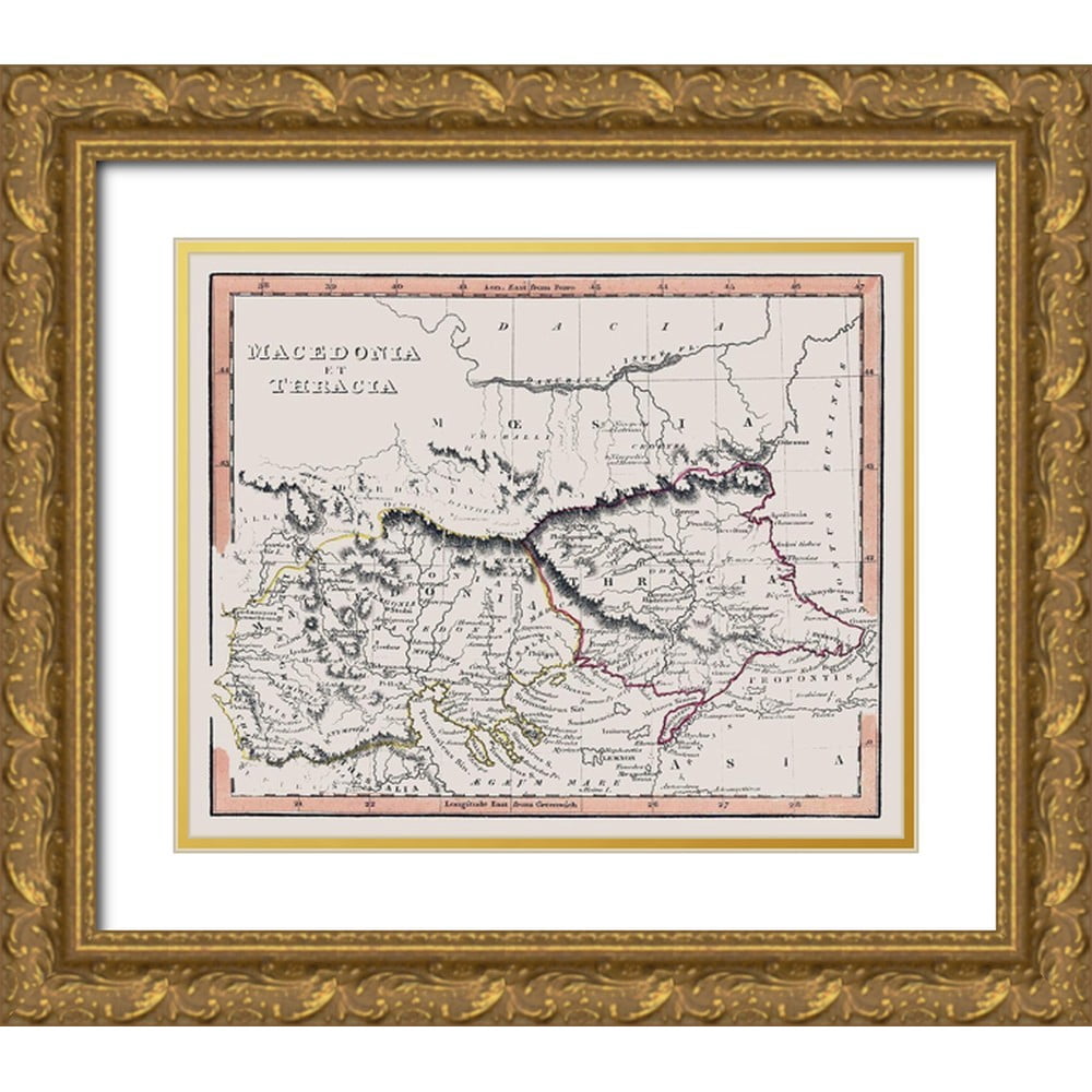 Fenner 14x12 Gold Ornate Wood Framed with Double Matting Museum Art ...