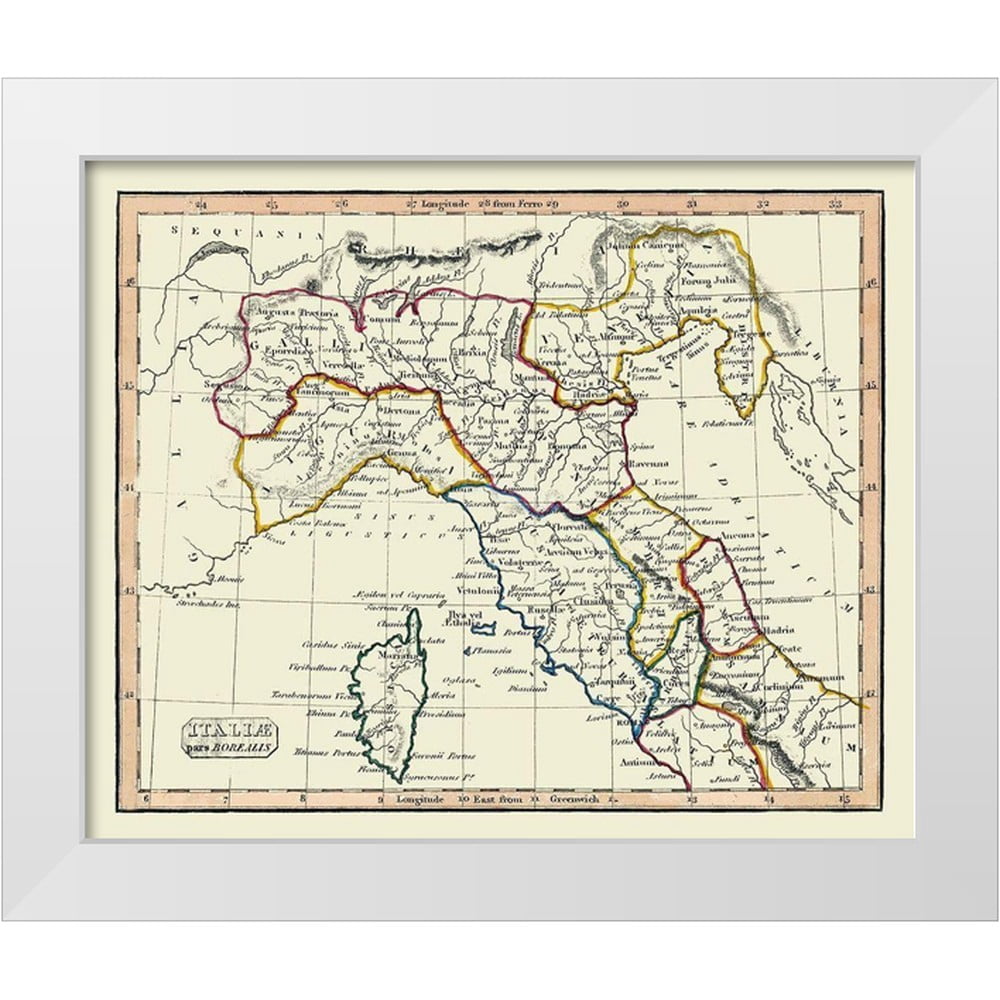 Fenner 14x12 White Modern Wood Framed Museum Art Print Titled - Ancient ...