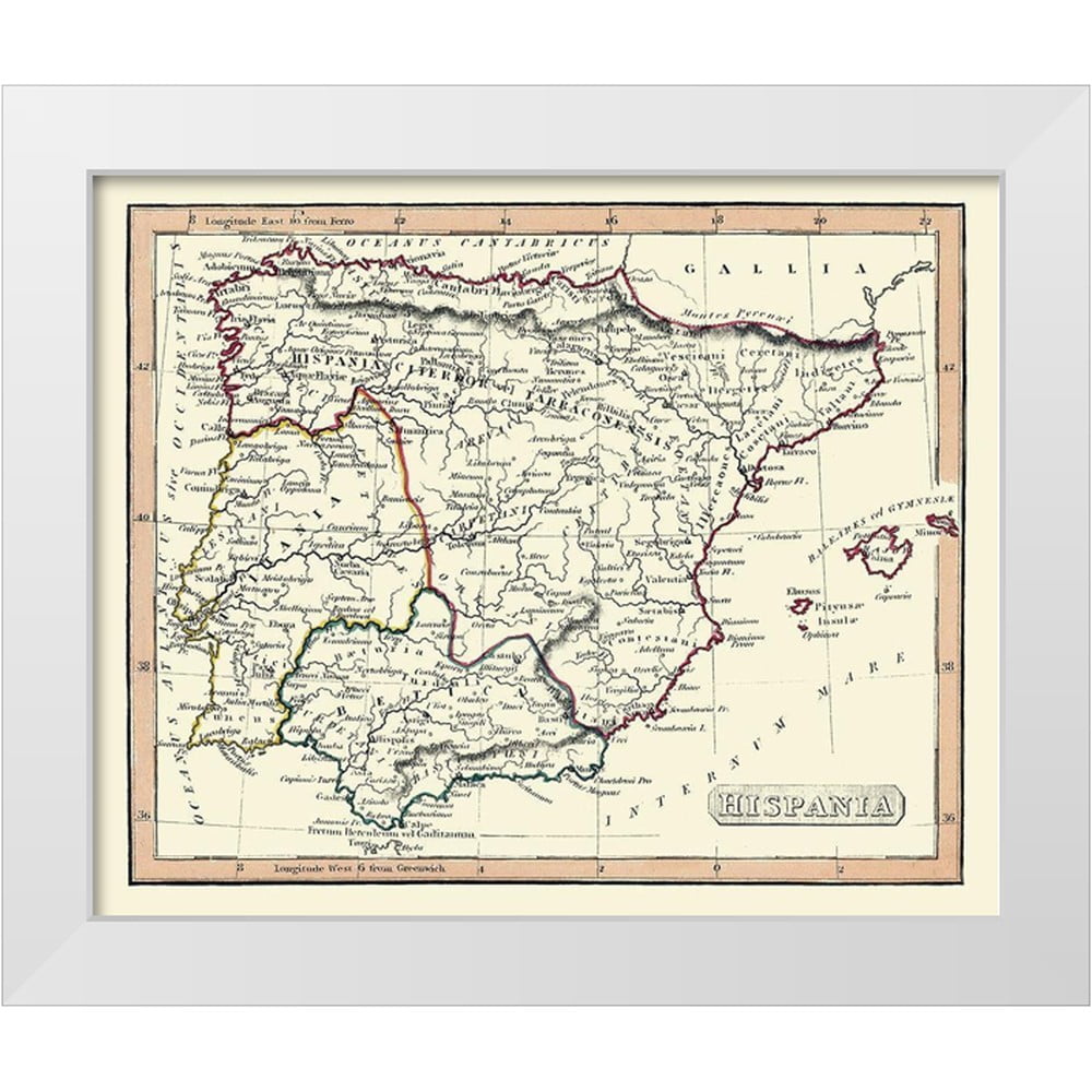 Fenner 14x12 White Modern Wood Framed Museum Art Print Titled - Ancient ...