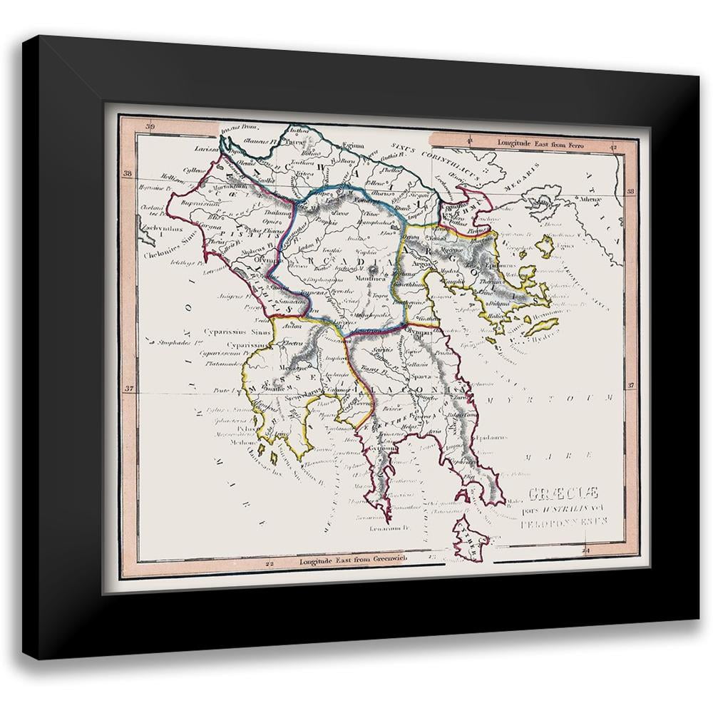 Fenner 17x15 Black Modern Framed Museum Art Print Titled - Ancient ...