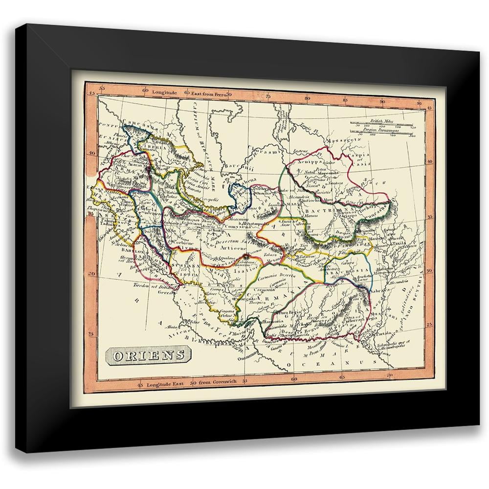 Fenner 17x15 Black Modern Framed Museum Art Print Titled - Middle East ...