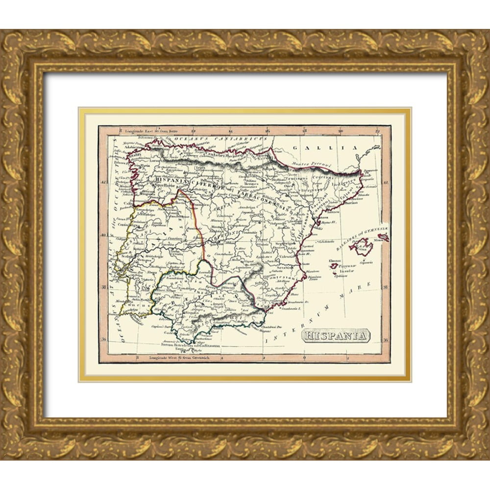 Fenner 17x15 Gold Ornate Wood Framed with Double Matting Museum Art ...