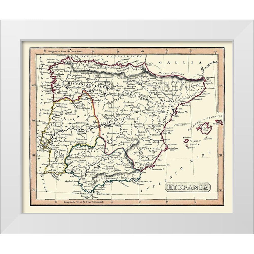 Fenner 17x15 White Modern Wood Framed Museum Art Print Titled - Ancient ...