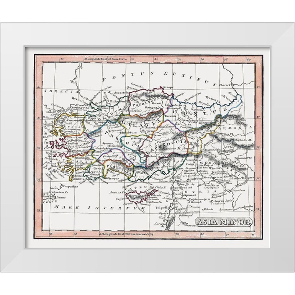 Fenner 17x15 White Modern Wood Framed Museum Art Print Titled - Asia ...