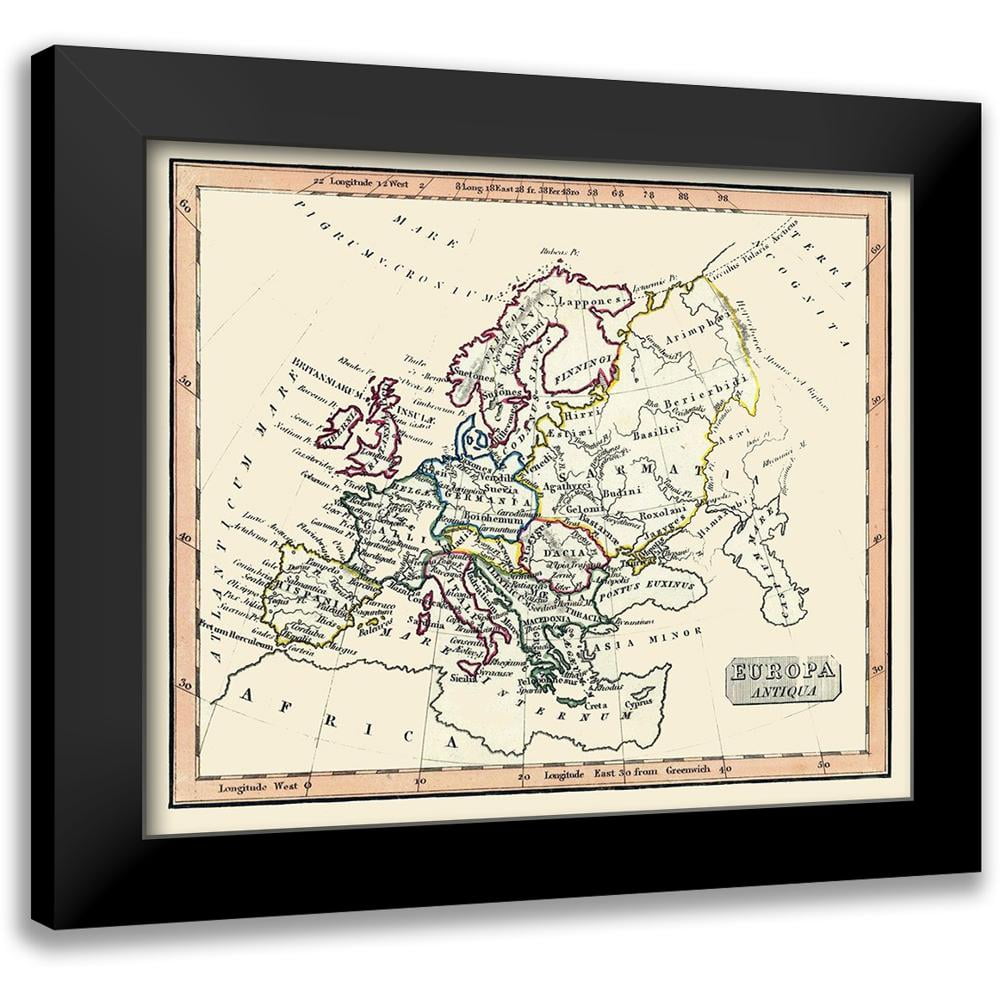 Fenner 23x20 Black Modern Framed Museum Art Print Titled - Ancient ...