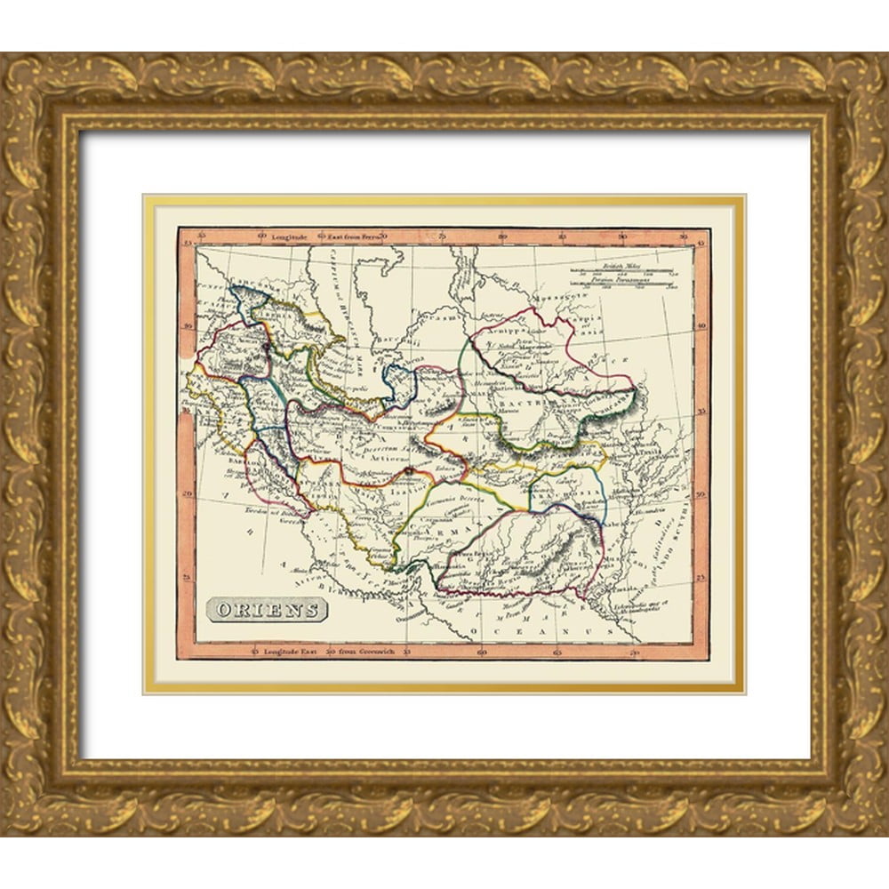 Fenner 31x26 Gold Ornate Wood Framed with Double Matting Museum Art ...