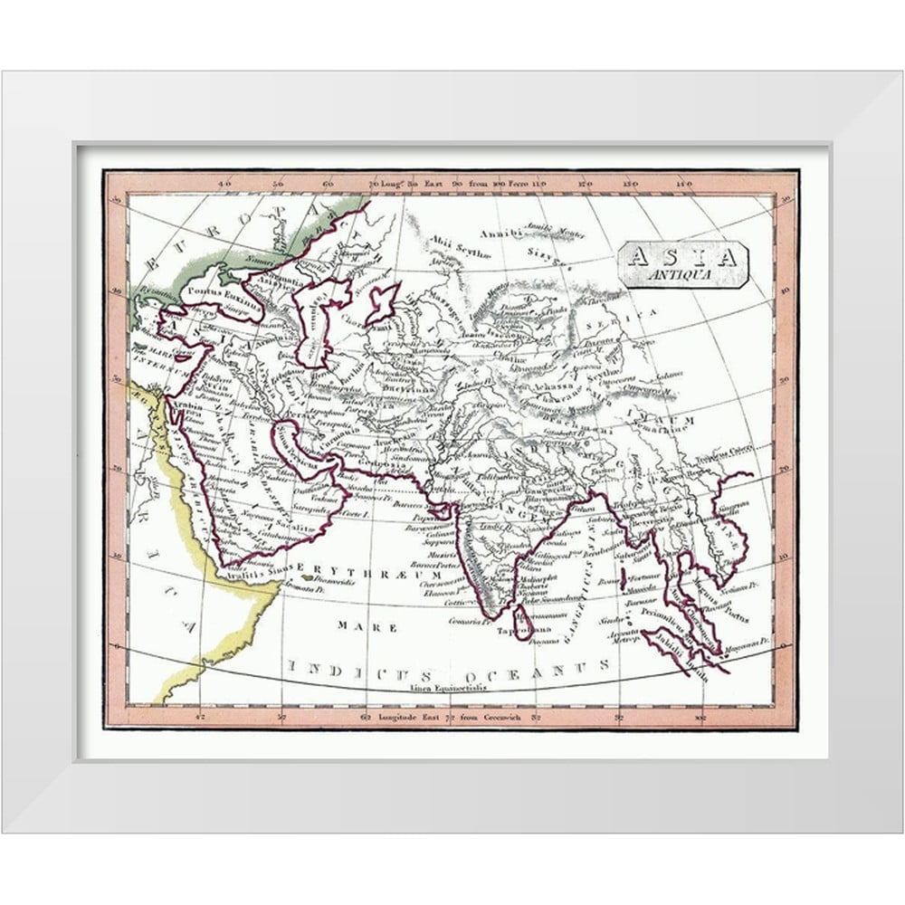 Fenner 31x26 White Modern Wood Framed Museum Art Print Titled - Ancient ...