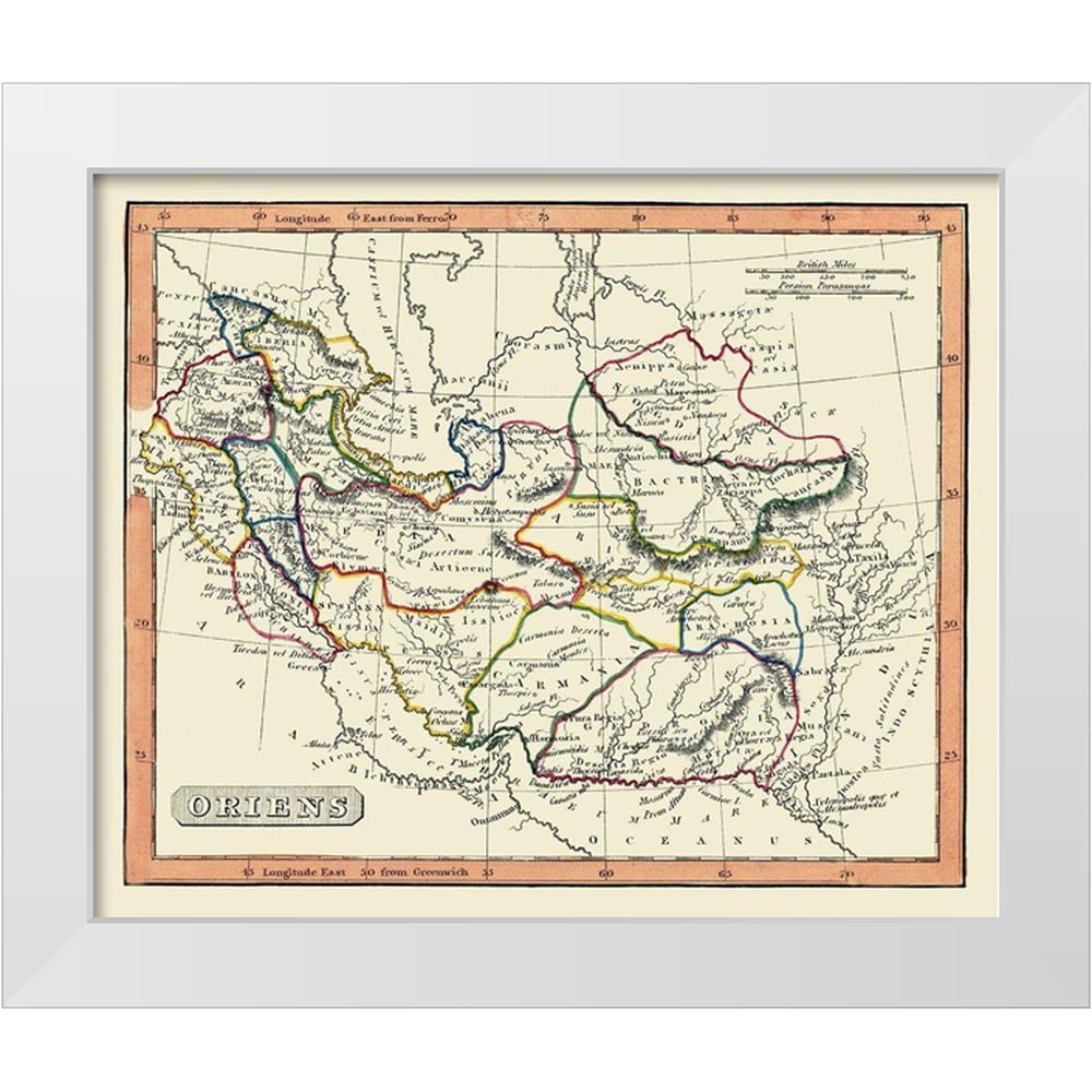 Fenner 31x26 White Modern Wood Framed Museum Art Print Titled - Middle ...