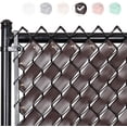 Fenpro Chain Link Fence Privacy Tape, UV Resistant, Hardware Included ...