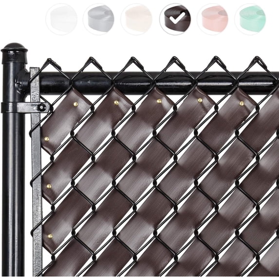 Fenpro Chain Link Fence Privacy Tape, UV Resistant, Hardware Included ...