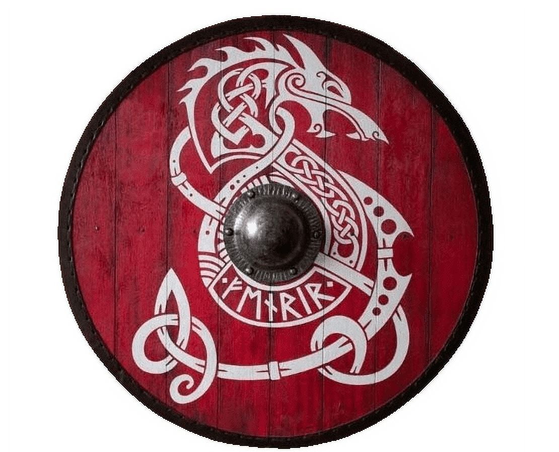 Fenrir Viking Shield, Fenrir medieval shield, custom shield, norse ...