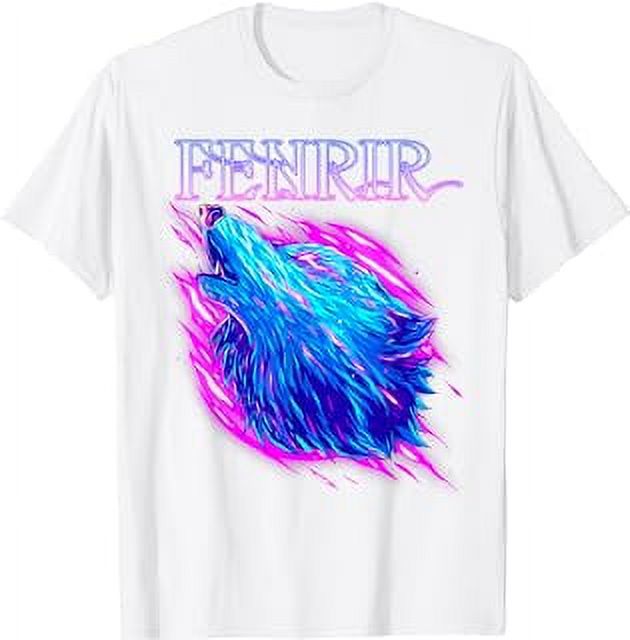 Fenrir The Wolf Of Odin For Wolf Lover With Fenrir Wolf T Shirt