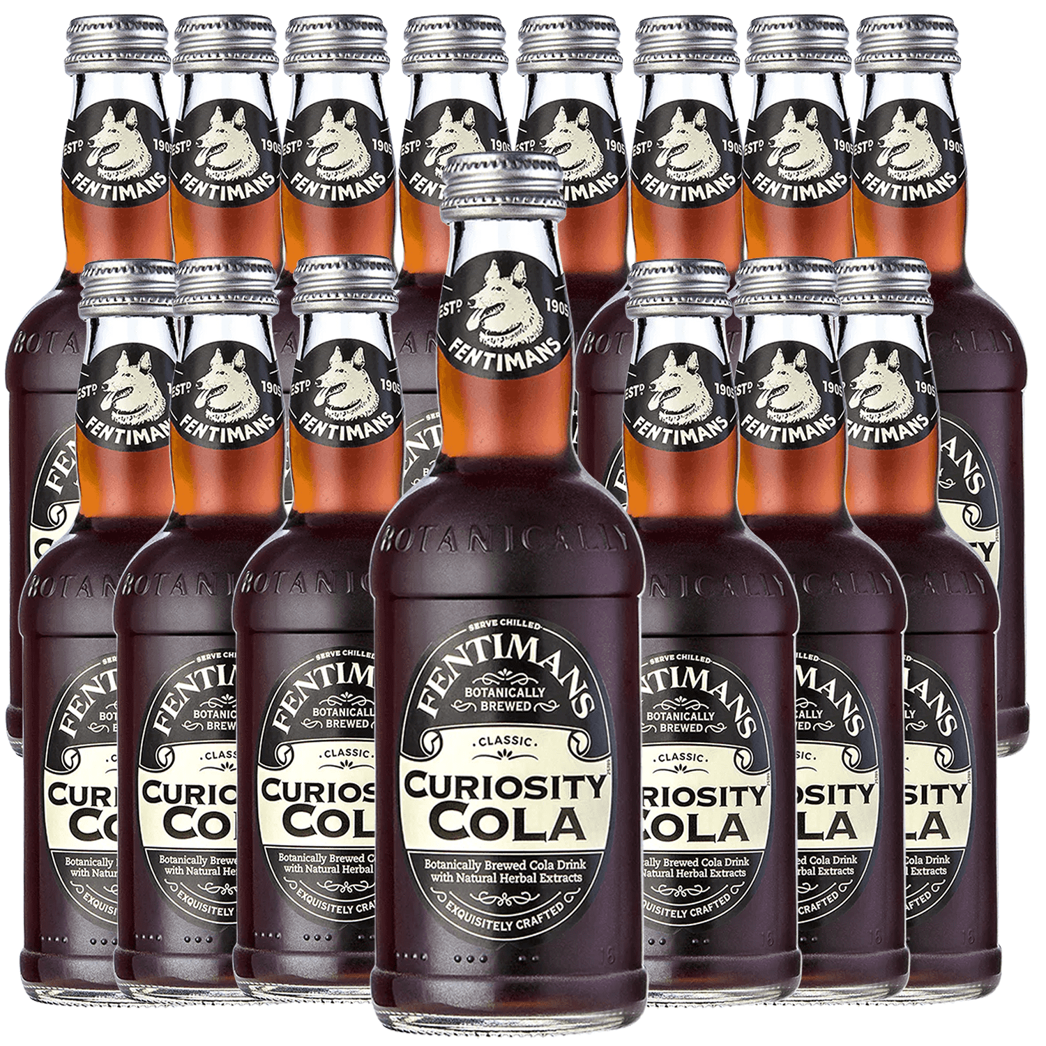 Fentimans Botanically Brewed Curiosity Cola Sparkling Soda, 15 Pack, 9. ...